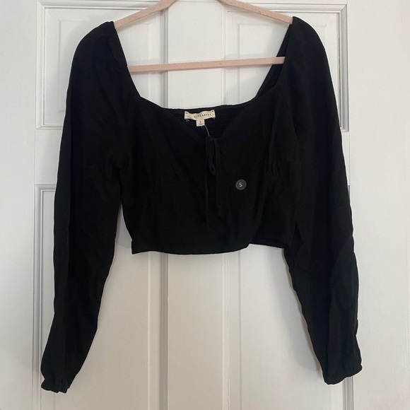 PacSun | Tops | Black Pacsun Top Corset Style | Poshmark